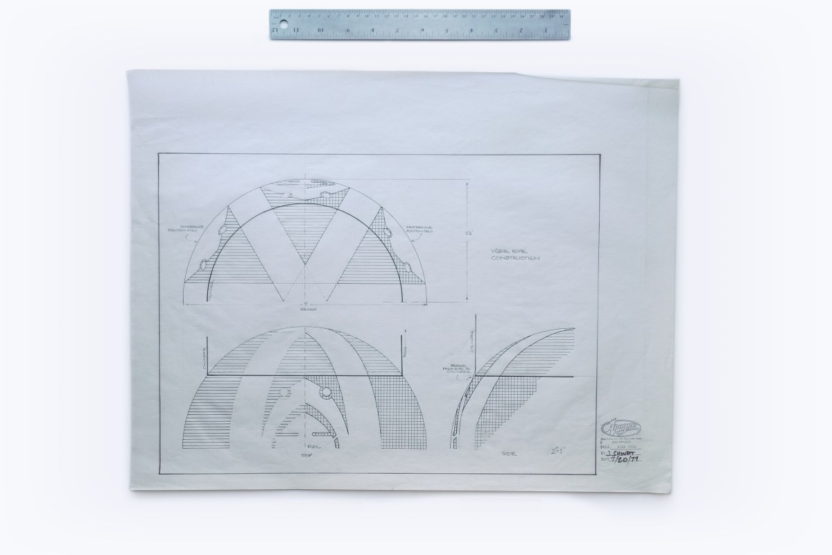 V’ger eye construction drawing | Third Wave Design